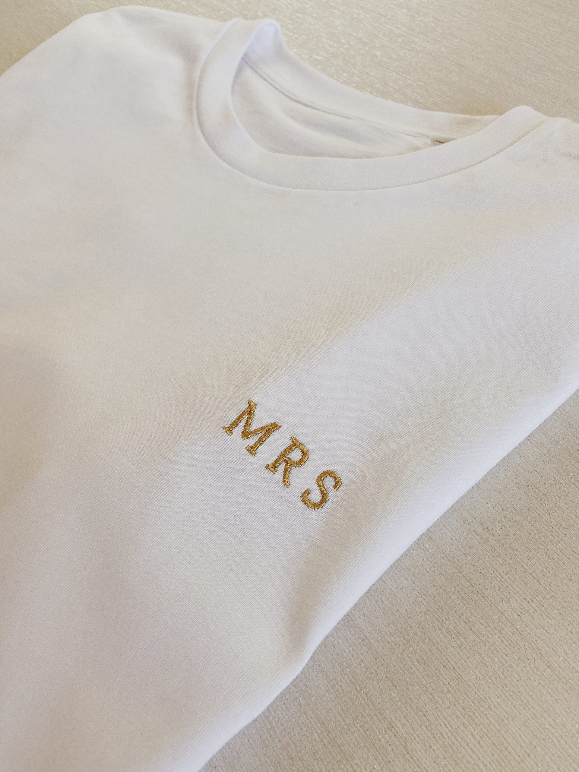 Mrs T-Shirt - Bride T-shirt for Honeymoon & Morning of Wedding – The ...