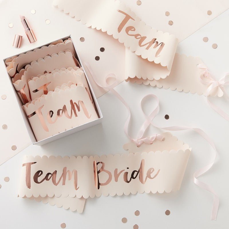 Team Bride Hen Party Sash – The Hen Planner